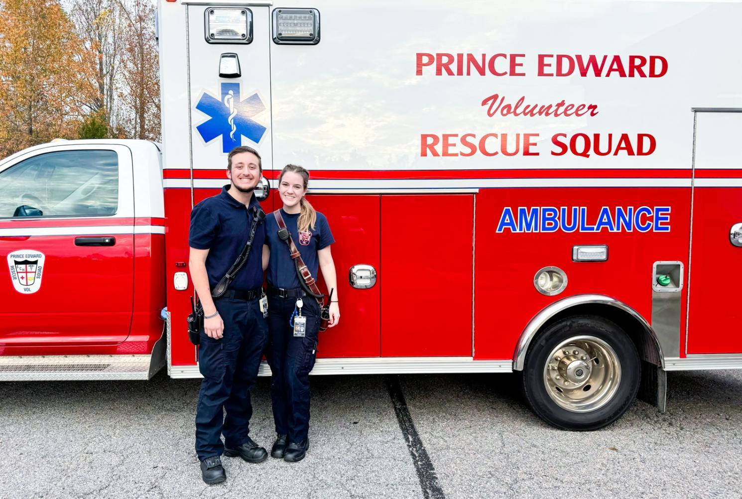 Student alumni volunteer EMS first responders - Longwood University